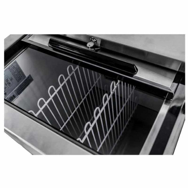 Saba - SBC-50B Commercial 50" Bottle Cooler Refrigerator Horizontal 12 ...